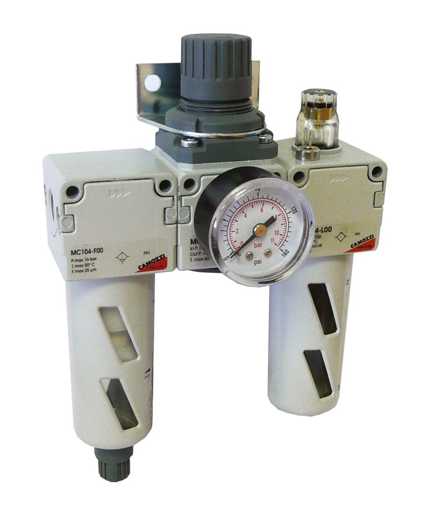 Camozzi Filter, Regulator & Lubricator Assemblies - PCM Engineering