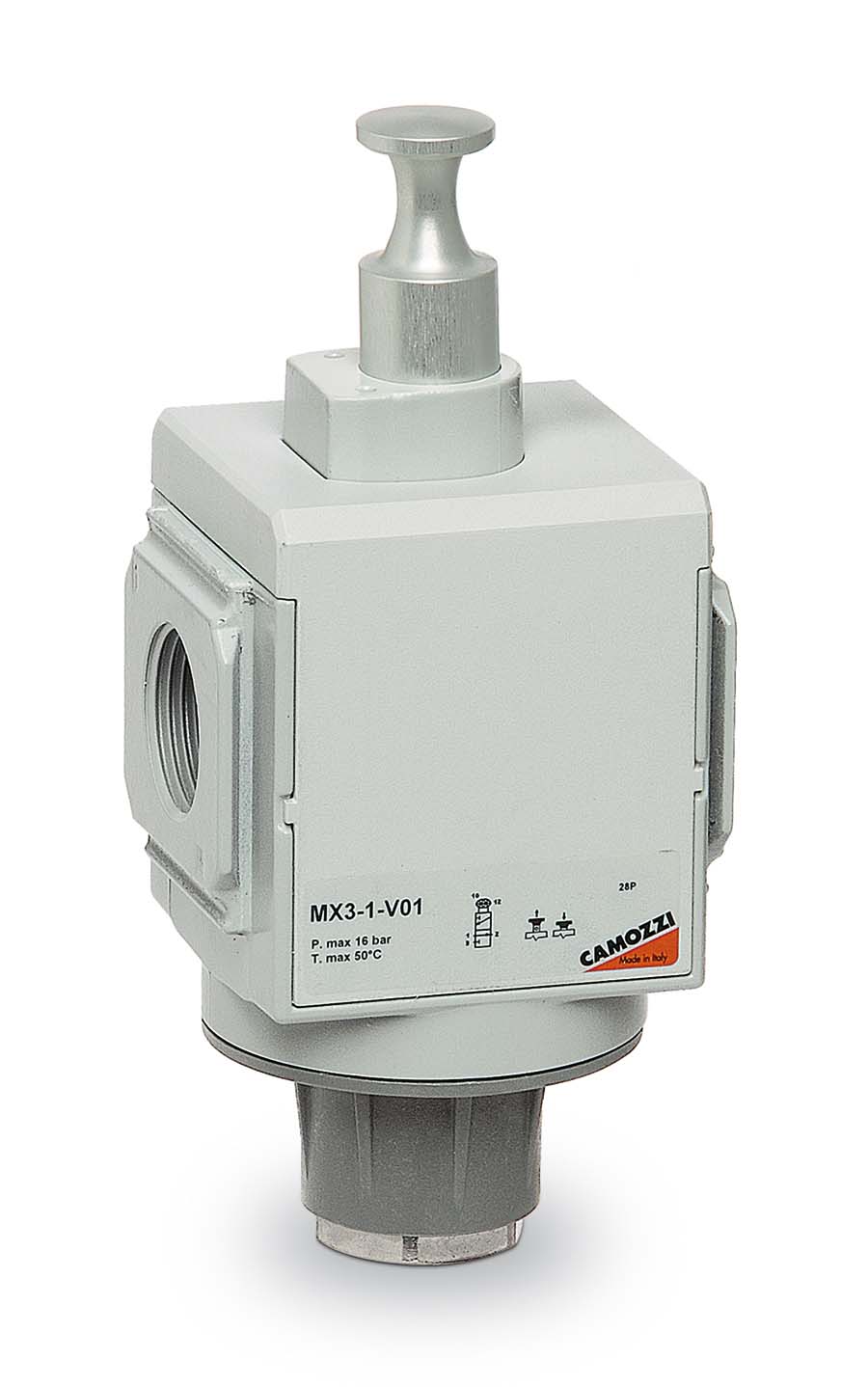 Camozzi Lockable Isolation 3-Way Valves - PCM Engineering